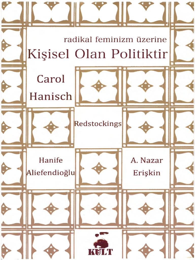 Carol Hanisch - Kişisel Olan Politiktir | PDF