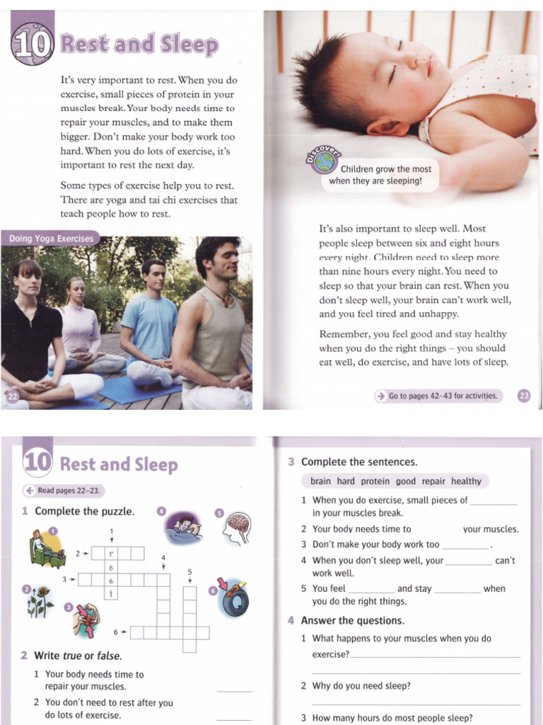 U10-Extra Reading-Rest and sleep | PDF