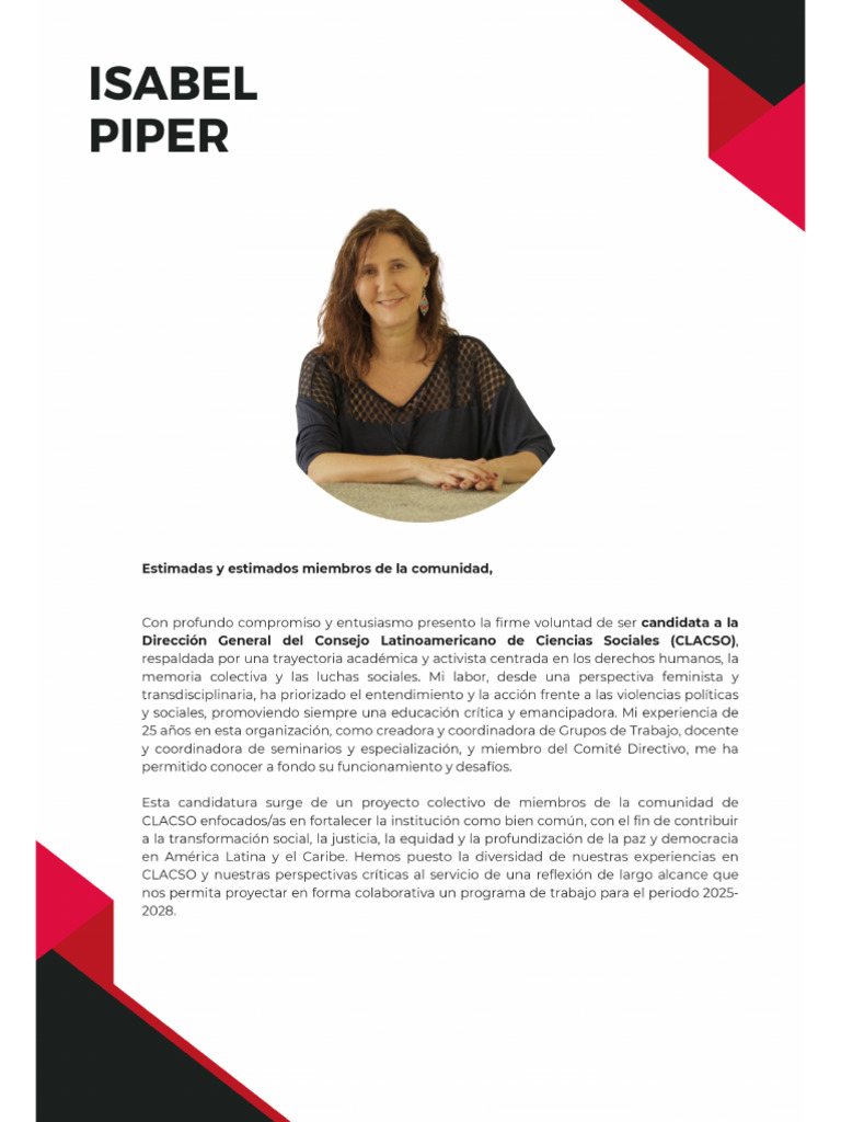 Carta Isabe Piper Nov 2024 | PDF