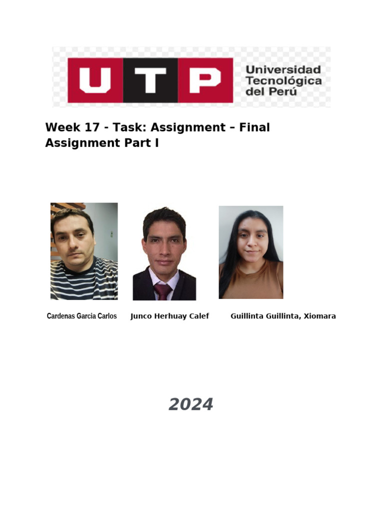 Proyecto Final 1 | PDF