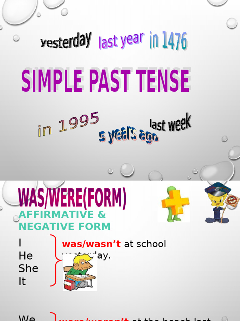 Power Point Past Simple | PDF | Language Families | Languages