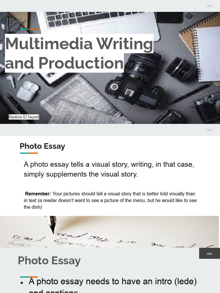 Crafting Effective Photo Essay Captions | PDF | Essays