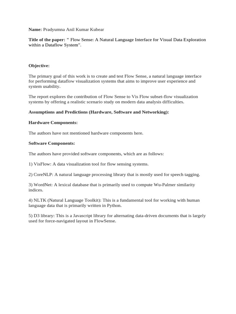 Flow Sense | PDF | Parsing | Usability Flow Sense | PDF | Parsing | Usability