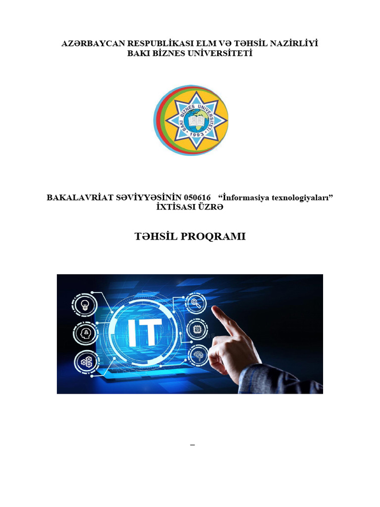 050616-Informasiya texnologiyalari TP BBU 04.04.2024+ | PDF