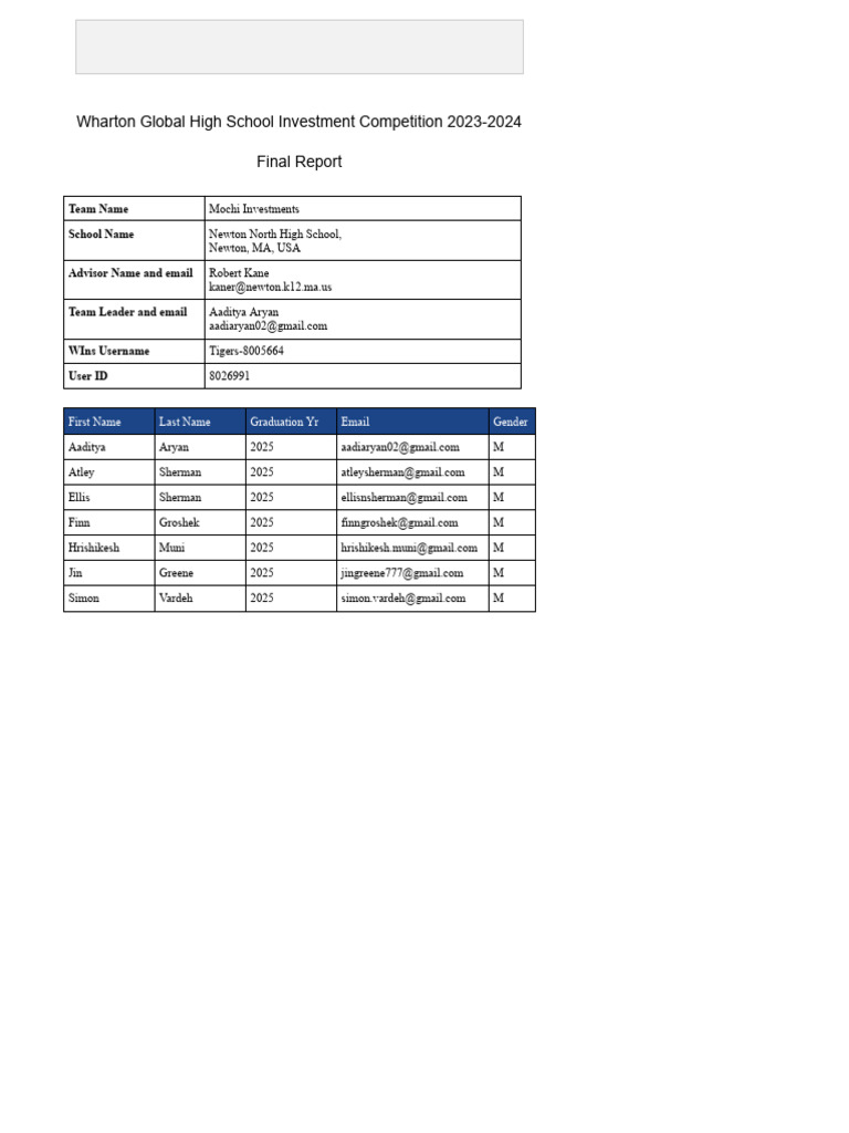 inal_Report_-_Google_Docs | PDF | Investing | Taxes