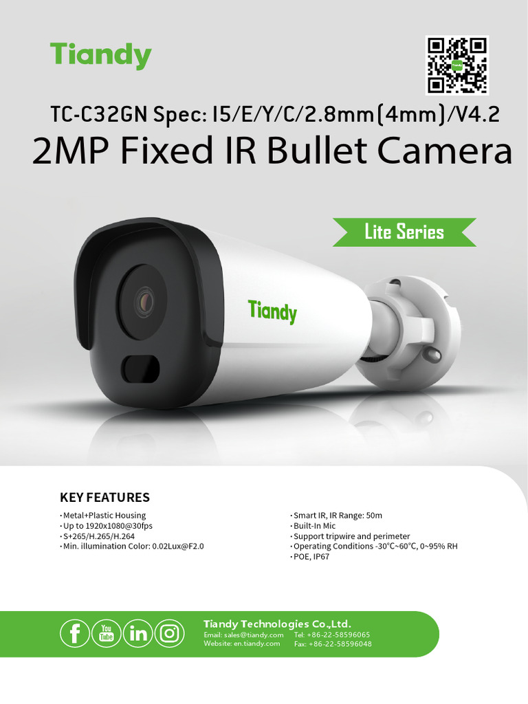 TC-C32GN Spec I5-E-Y-C-2.8mm (4mm) - V4.2 | PDF | Internet Protocols | Network Protocols