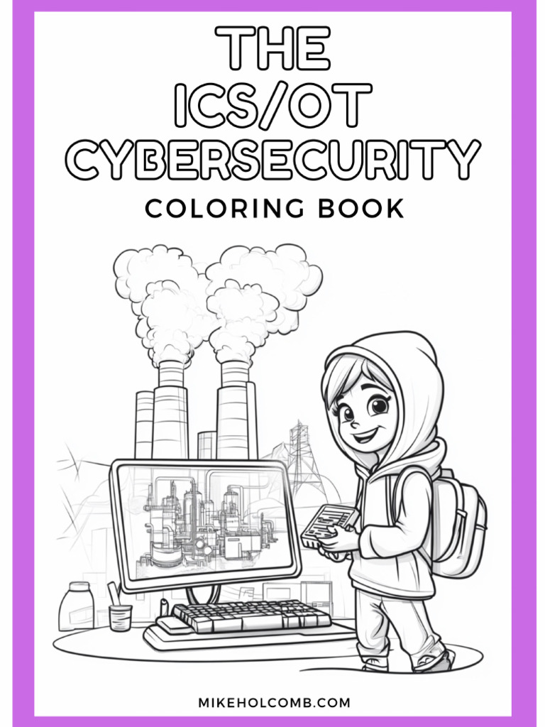 ICS_OT Cyber Security Coloring Book | PDF