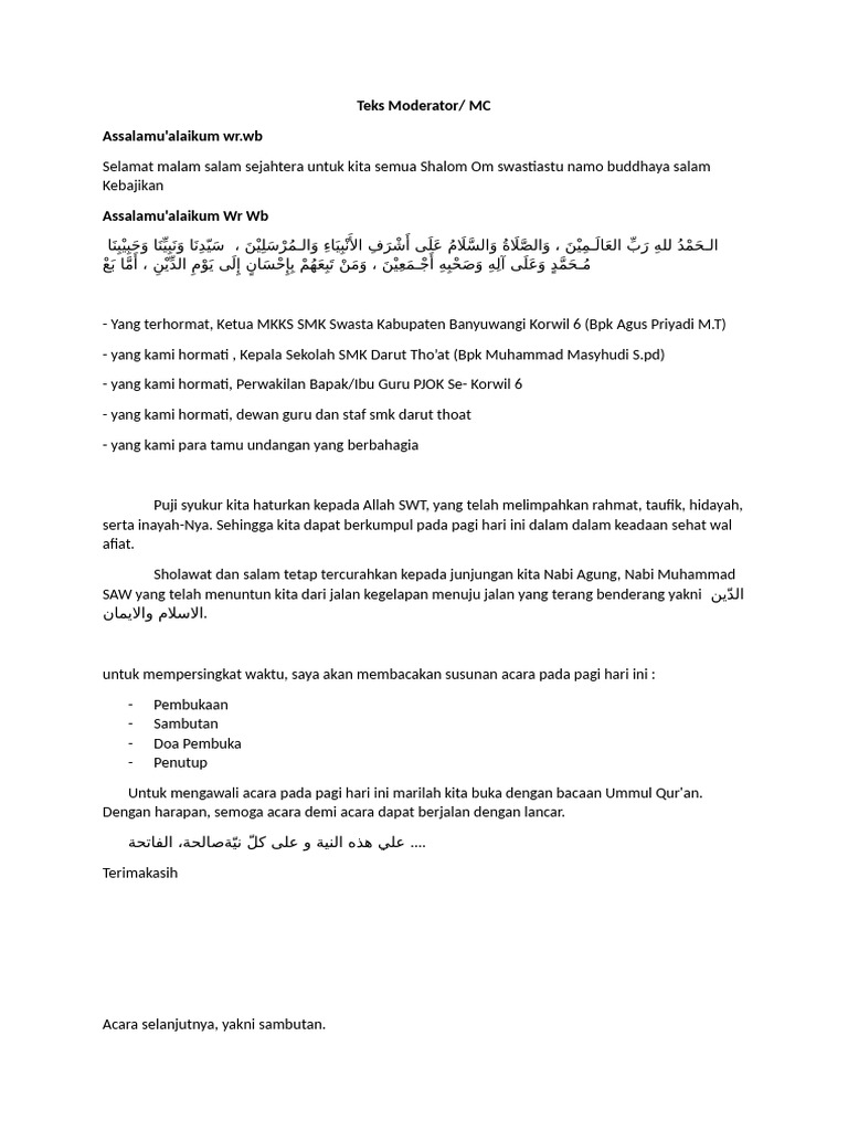 Teks Moderator | PDF