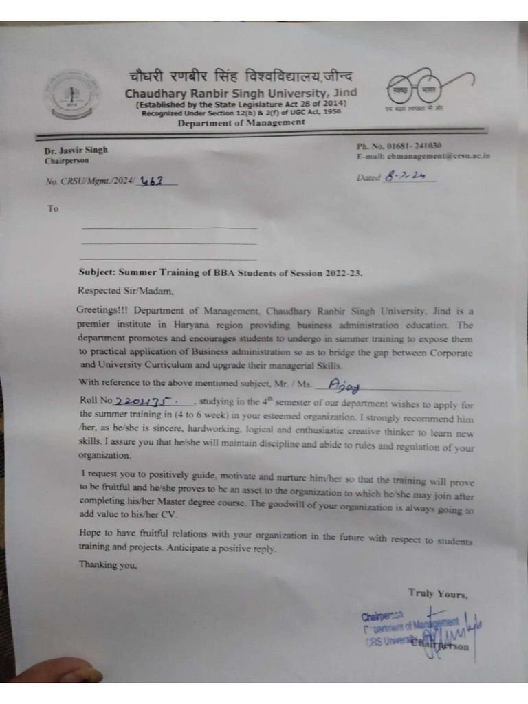 Ajay Sharma CV | PDF