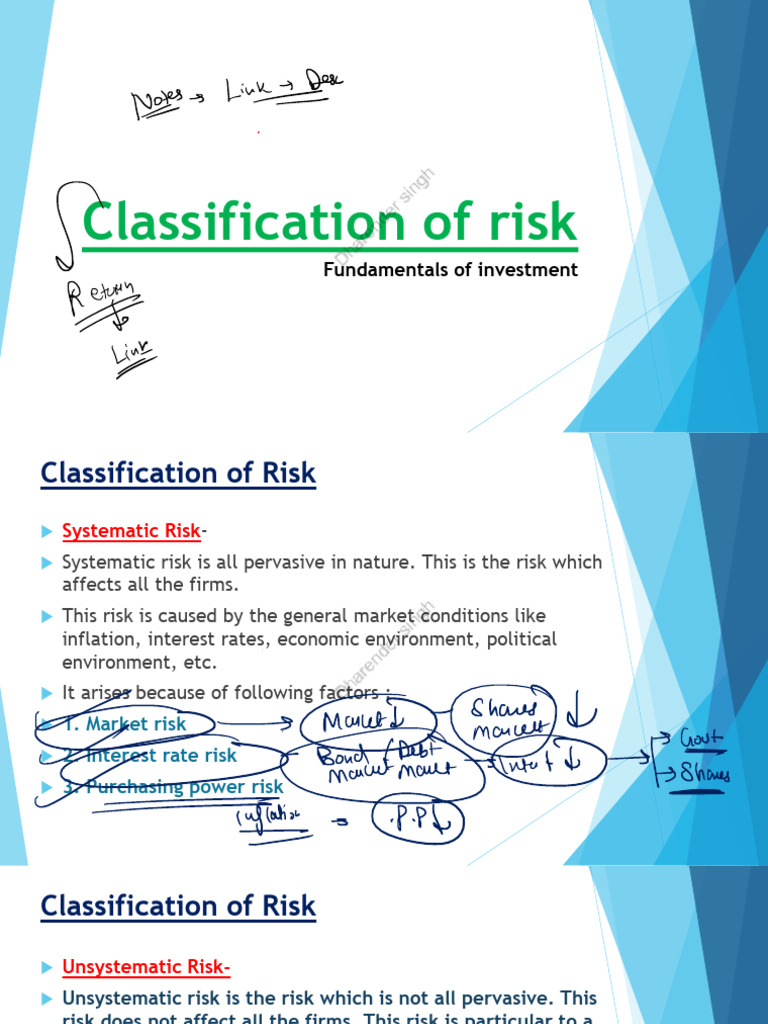 Classification of Risk | PDF
