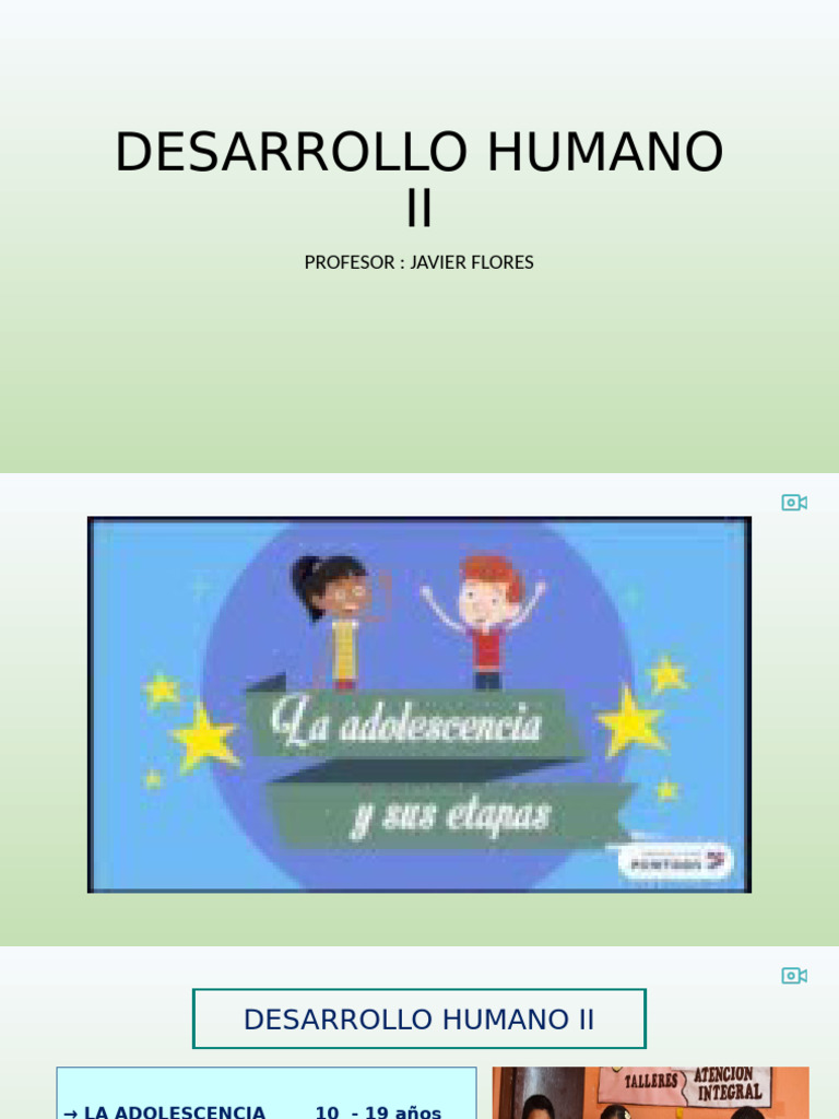 Desarrollo Humano II | PDF | Adolescencia | Adultos