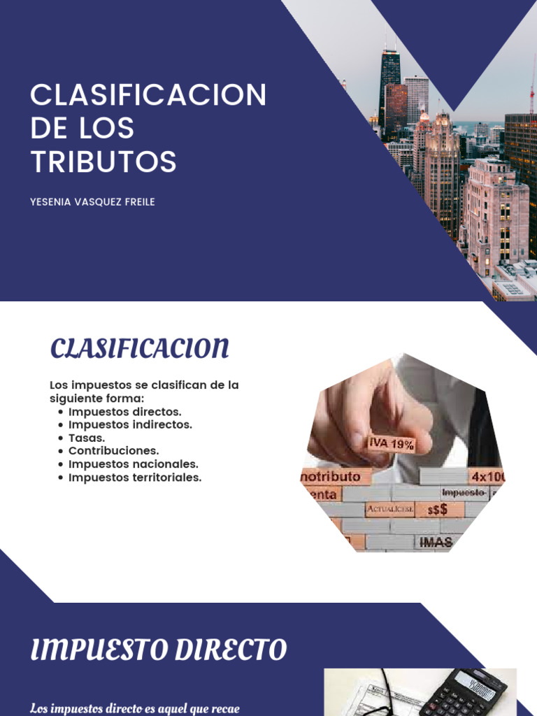 Clasificacion de Los Tributos | PDF