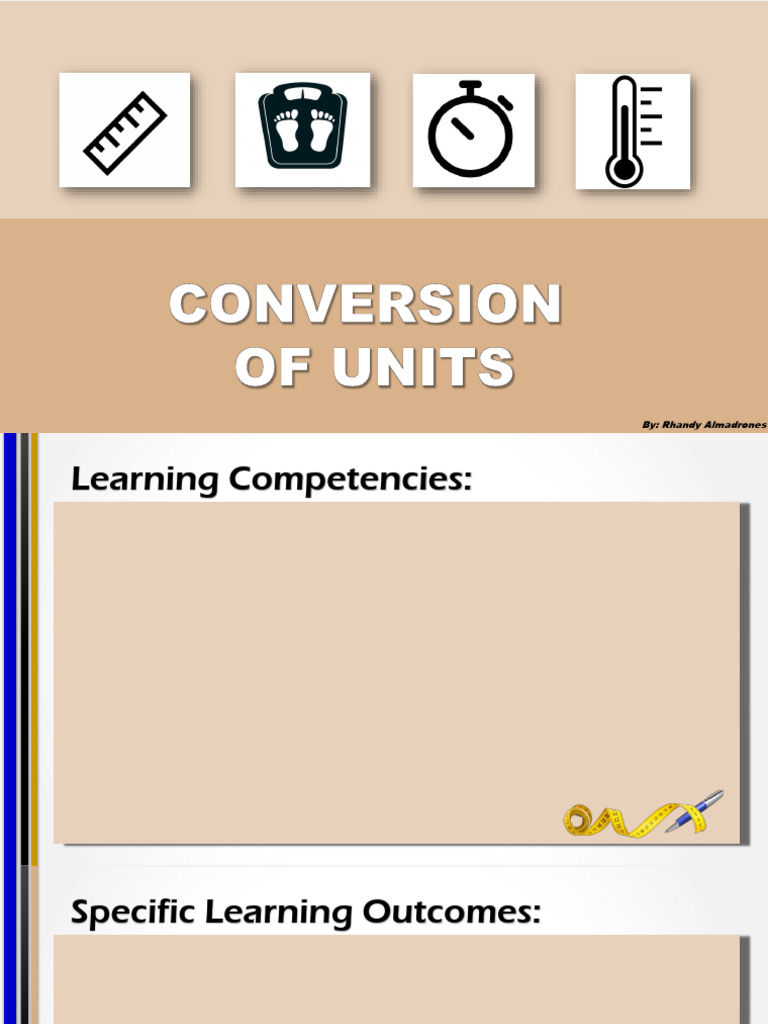 2. Conversion of Units | PDF | Inch | Metrology