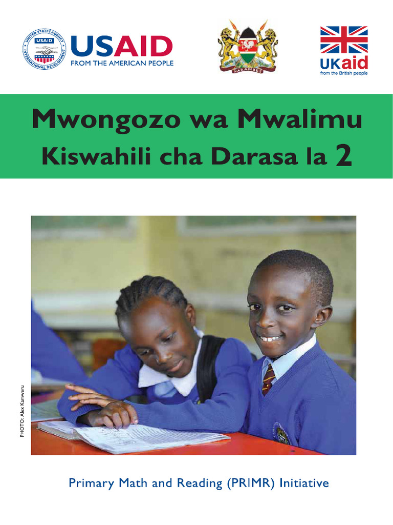 Kiswahili Cha Darasa La Pili - Mwongozo Wa Mwalimu | PDF