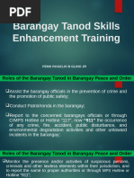Barangay Tanods | PDF | Police | Information
