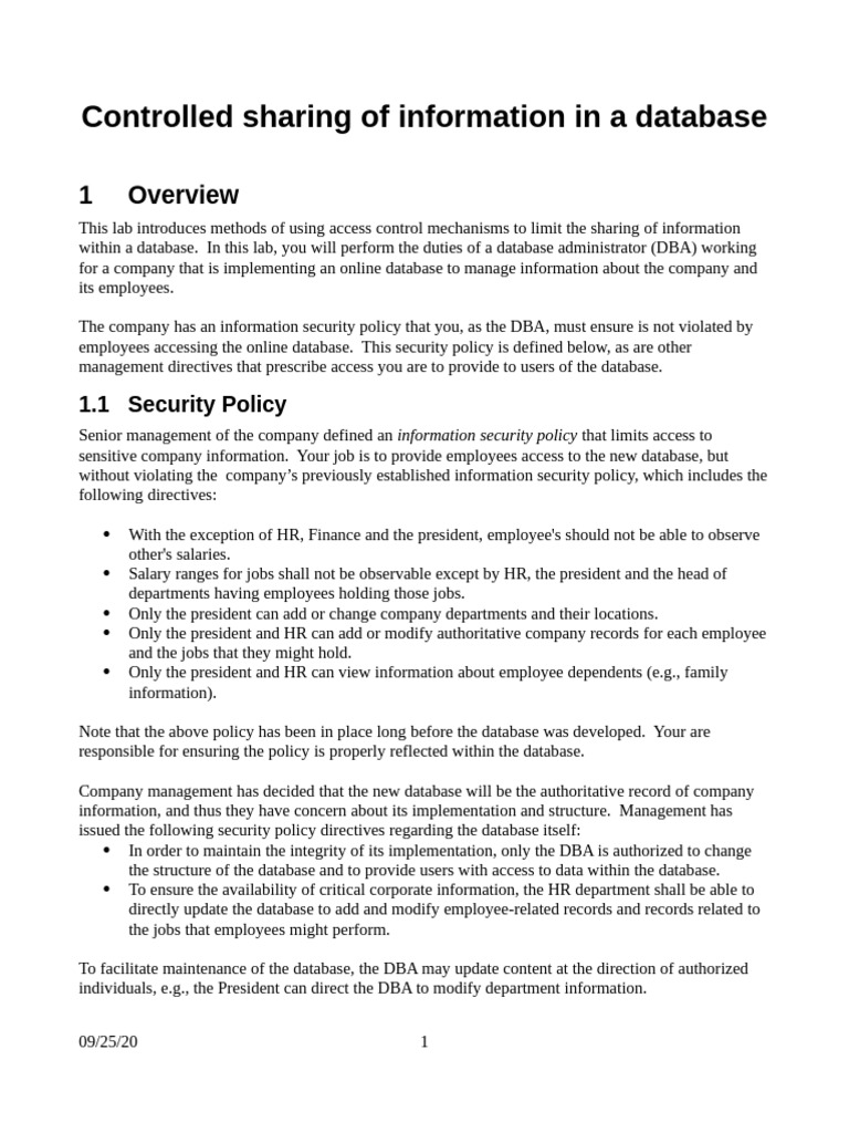 db-access | PDF | Databases | Information Security