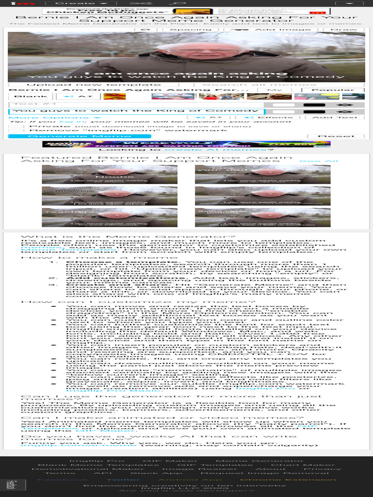Bernie I Am Once Again Asking For Your Support Me | PDF | Computing ...