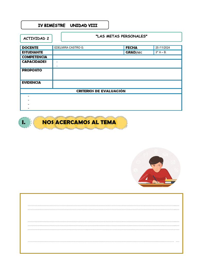 3° DPCC -ACTV.02-UNI.8 2024 (1) | PDF | Inteligencia emocional | Las emociones