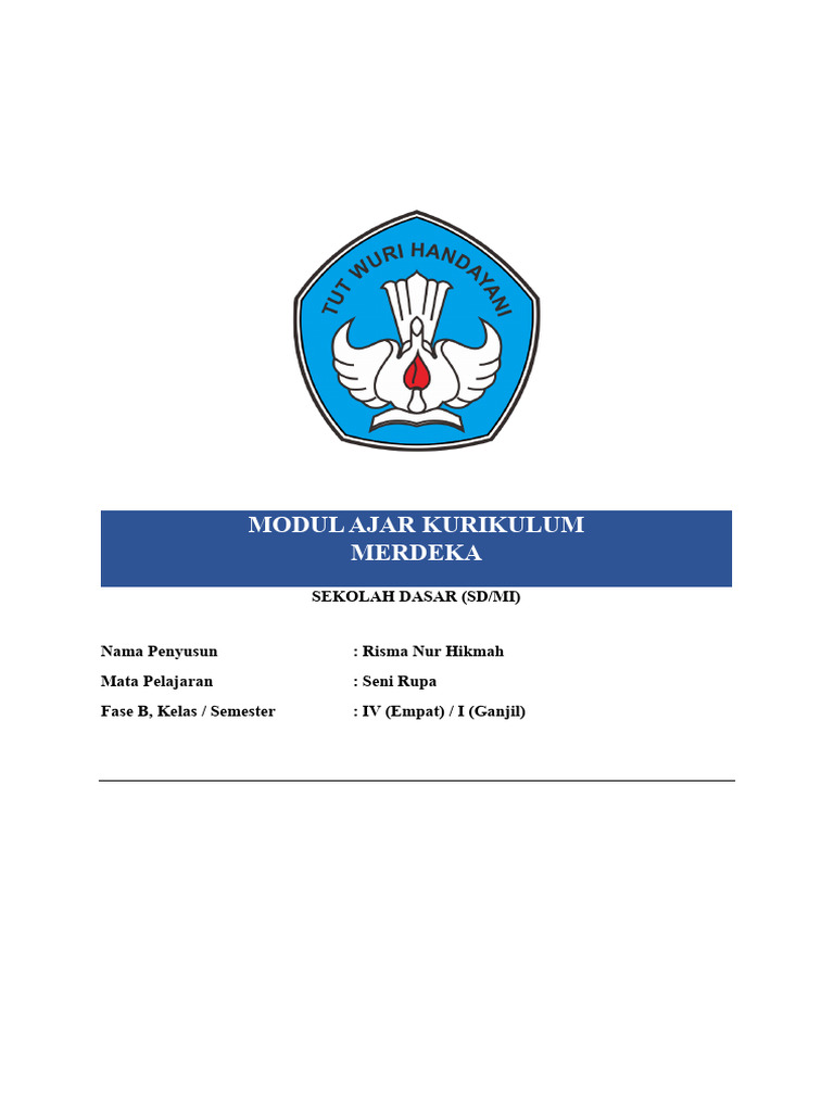 MODUL AJAR KURIKULUM MERDEKA - RISMA NUR HIKMAH (1) | PDF MODUL AJAR KURIKULUM MERDEKA - RISMA NUR HIKMAH (1) | PDF