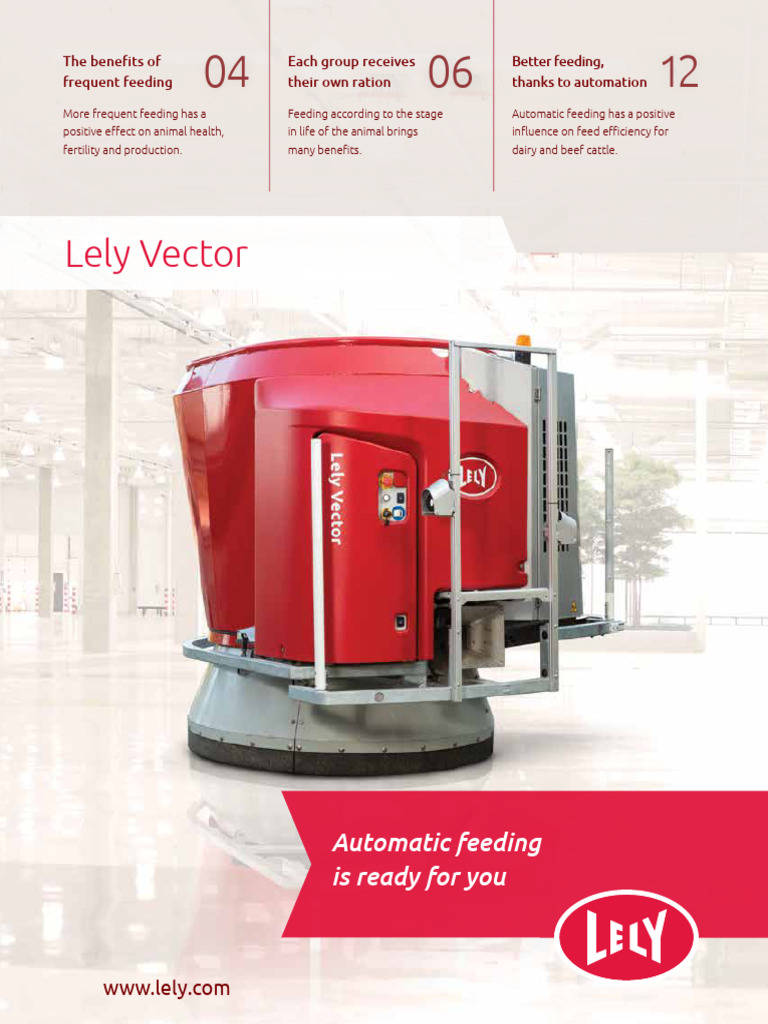 LELY-VECTOR-BROCHURE | PDF | Cattle | Dairy