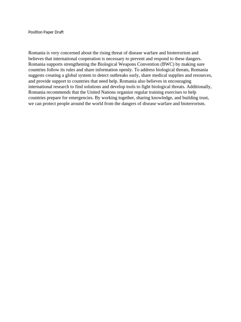 Position Paper Draft | PDF