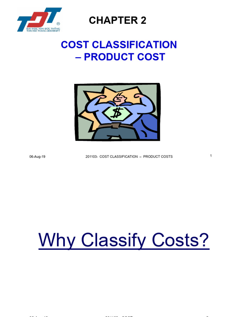 201103_chapter 02_classification of Cost | PDF | Depreciation | Business Economics