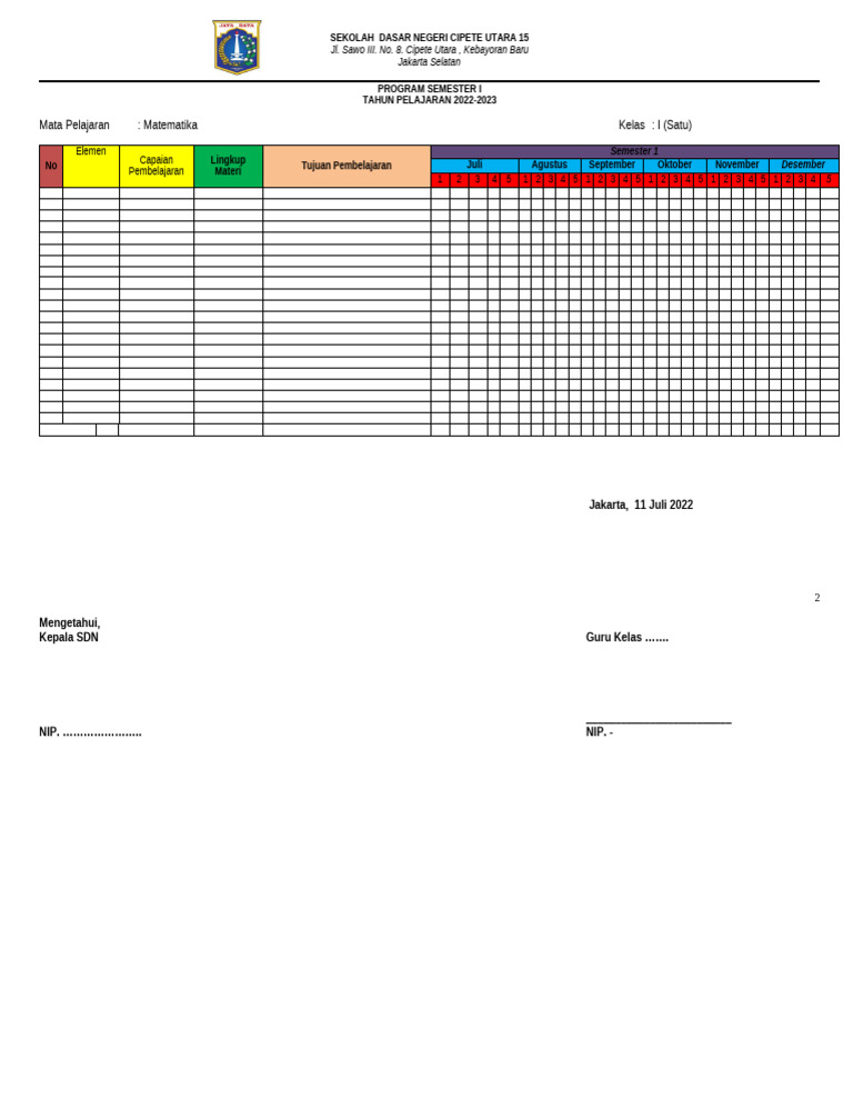 PROSEM SM 1 KUMER | PDF