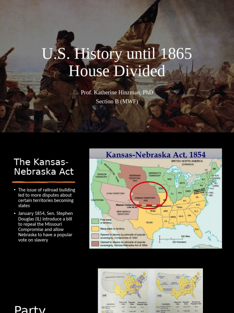 Kansas-Nebraska Act & Political Shifts | PDF | Abraham Lincoln ...