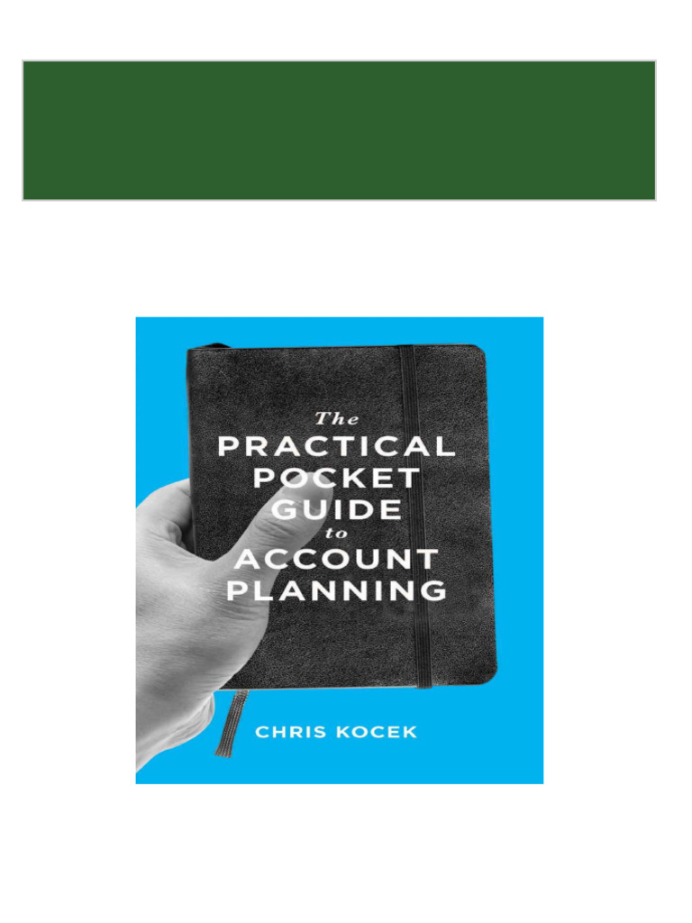 (FREE PDF Sample) Practical Pocket Guide To Account Planning The Ebooks ...