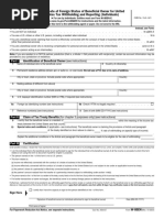 NR301 Tax Treaty Benefits Declaration | PDF