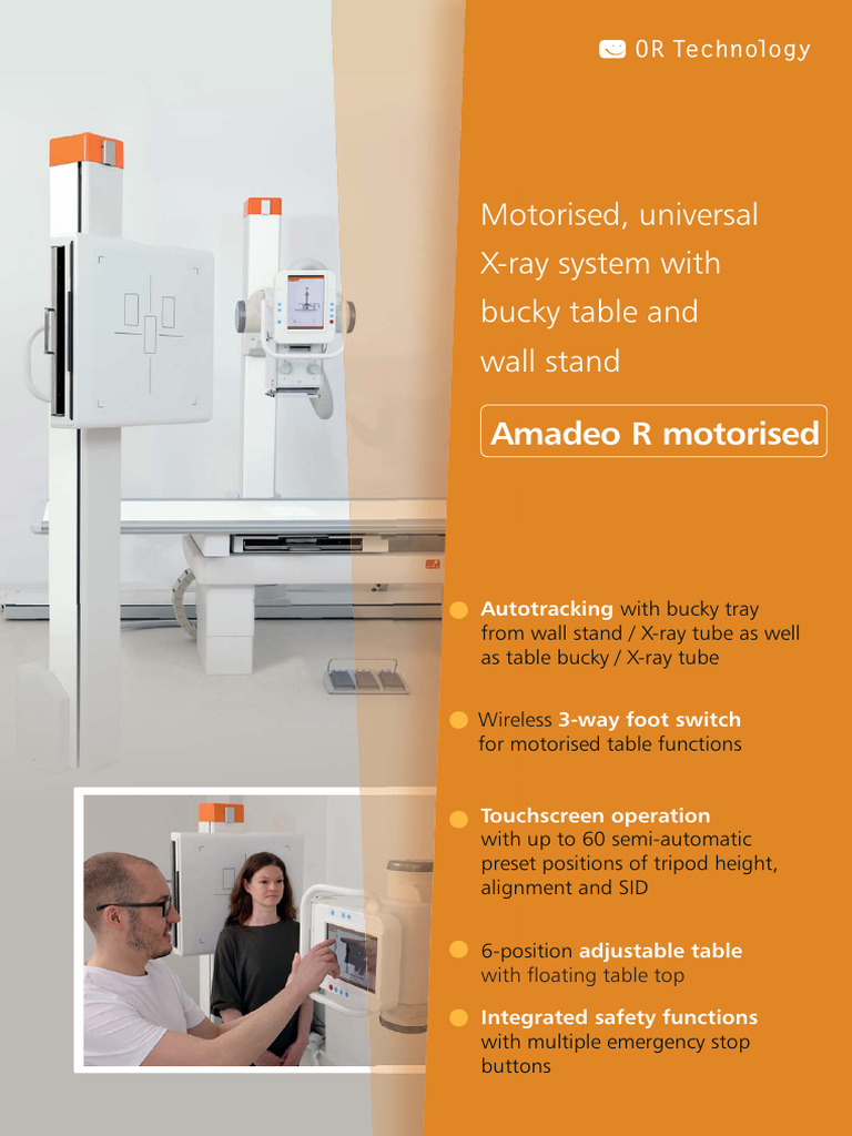 2023-10-10 Brochure Amadeo R-DR motorised_EN | PDF | Radiography | X Ray