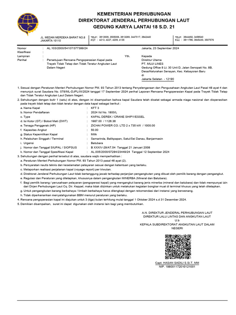 rpk kft 3 exp des 2024 | PDF