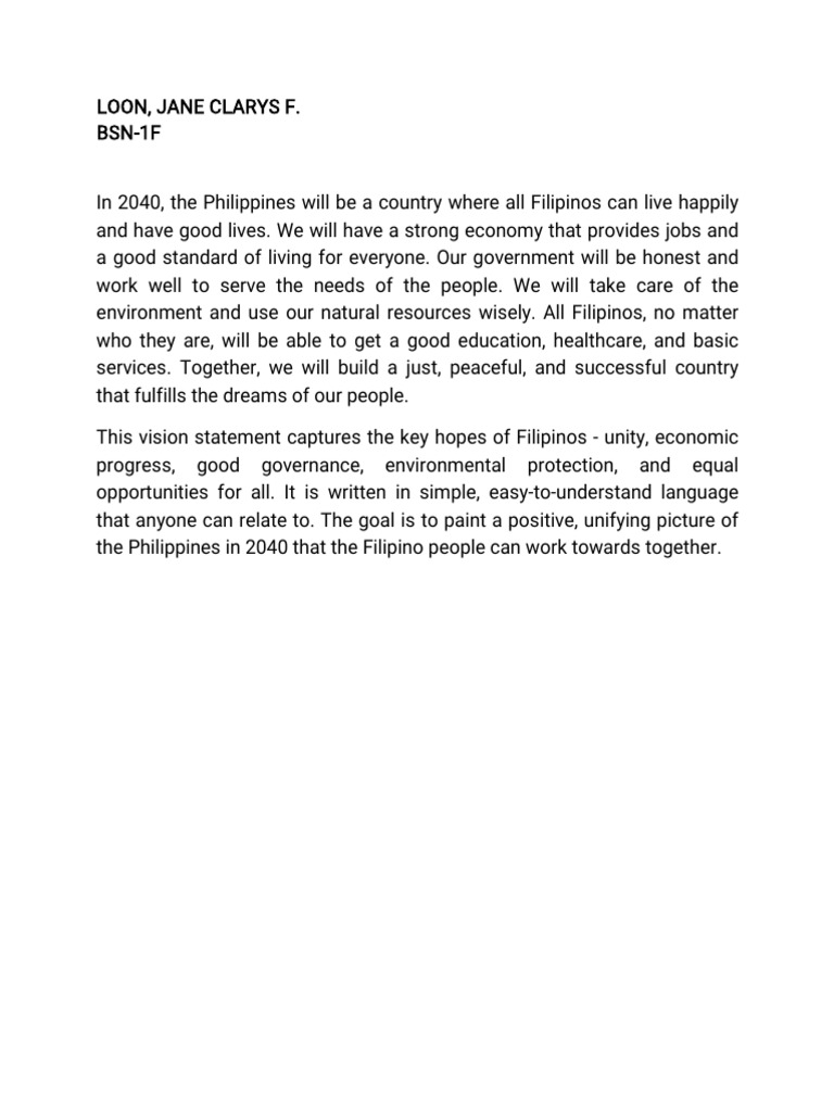 Vision of 2040 | PDF