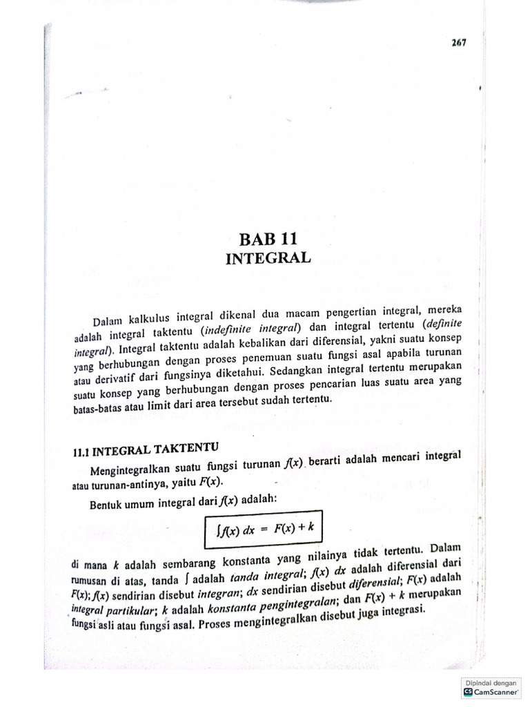 Materi Integral | PDF