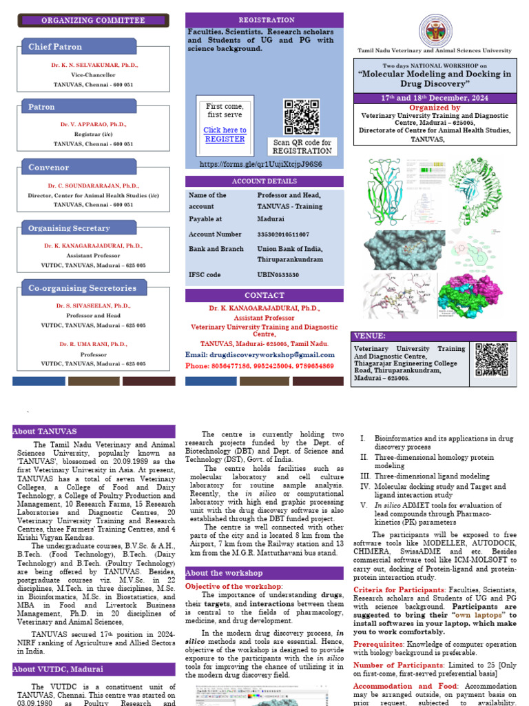 VUTDC Brochure Dec 2024 Final 06-12-2024 | PDF | Biotechnology | Biology