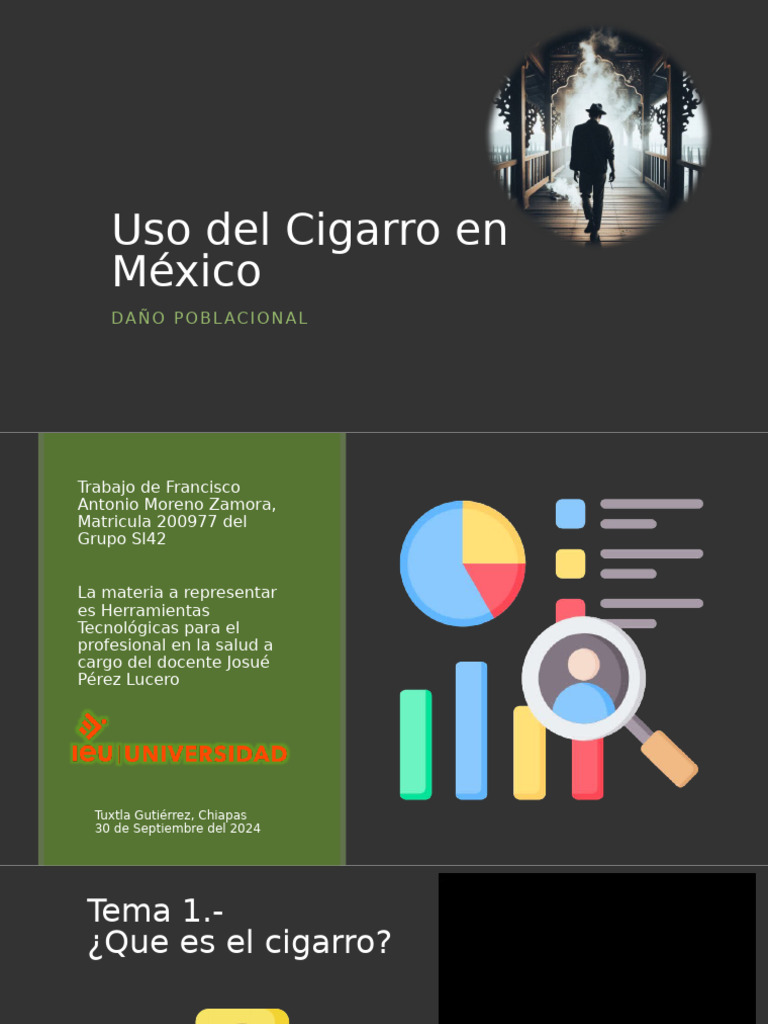 Uso Del Cigarro en México | PDF