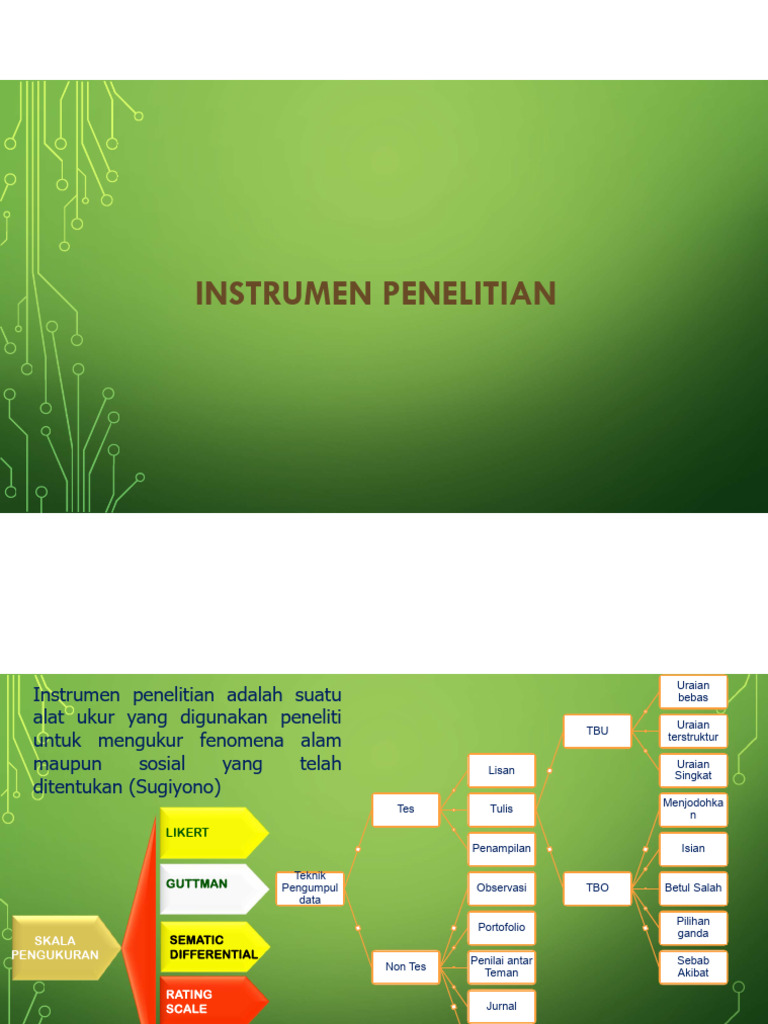 1 Instrumen penelitian | PDF