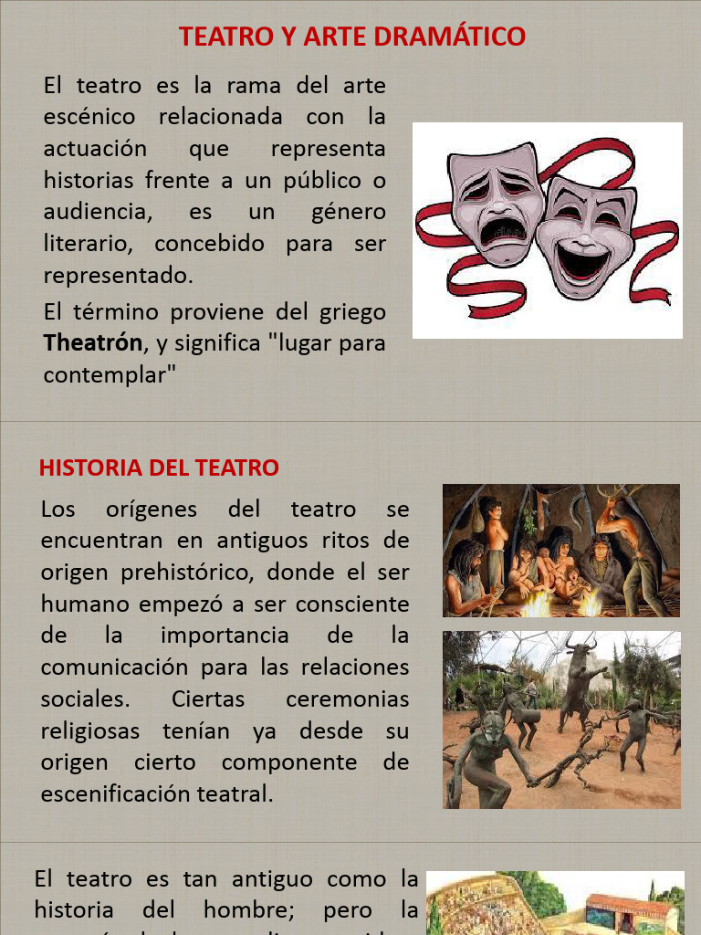 1º Teatro y Arte Dramático | PDF