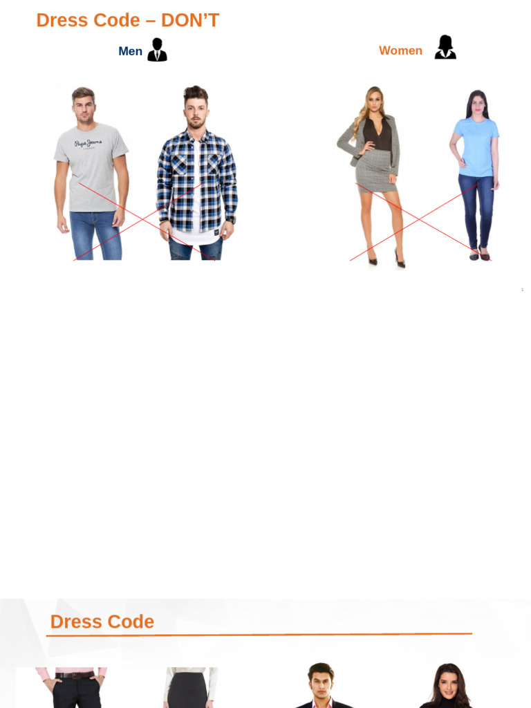 Dress code Presentation + Interview | PDF