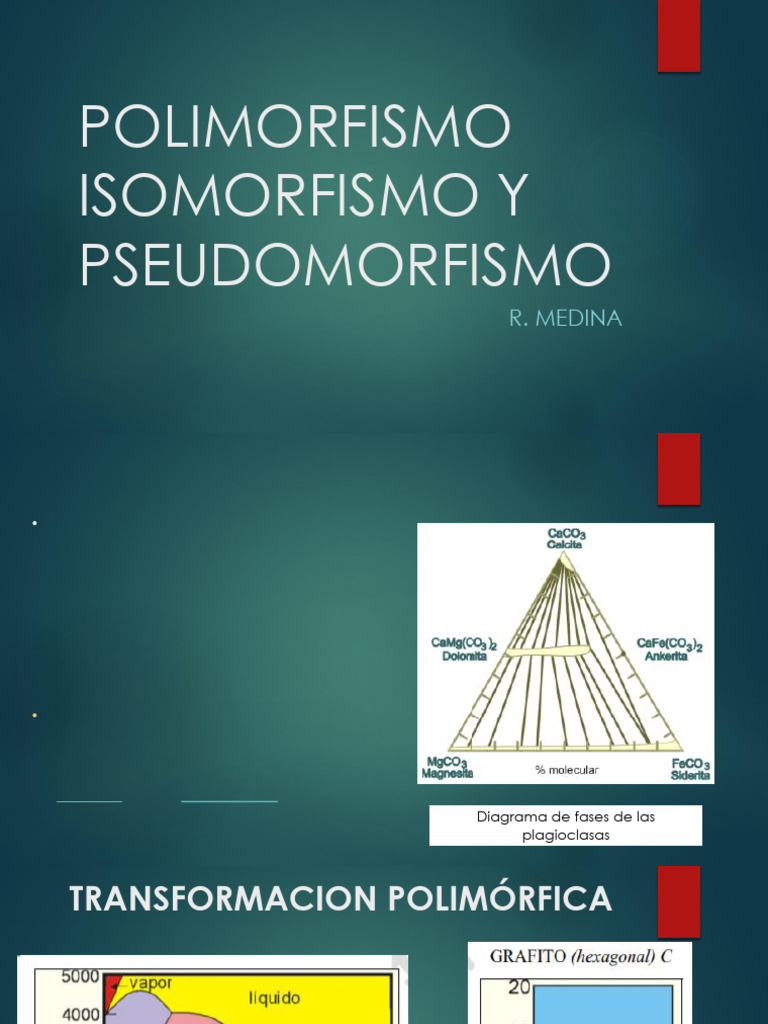 Polimorfismo y Otros | PDF | Minerales | Calcita