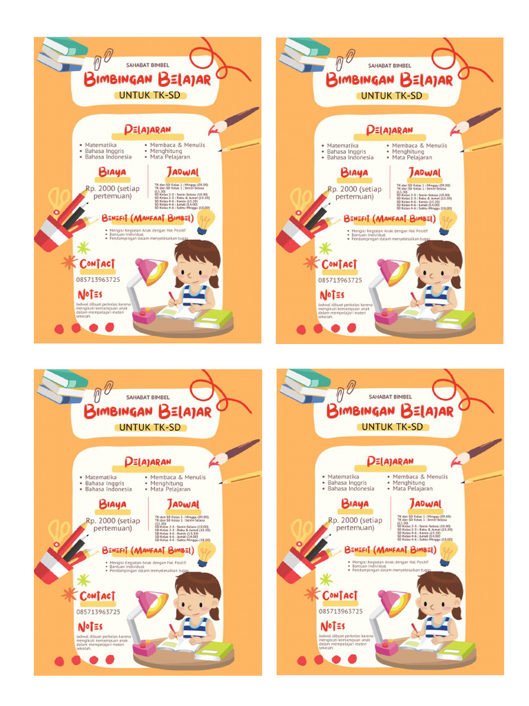 Poster Bimbel New | PDF