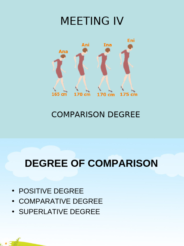 Comparison Degree | PDF | Adjective | Grammar