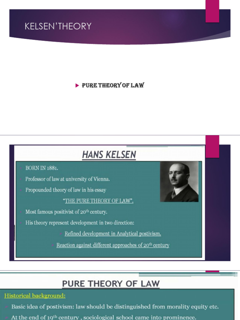 Pure Theory of Law | PDF
