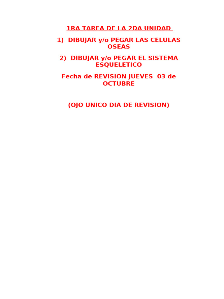 1ra Tarea de La 2da Unidad | PDF