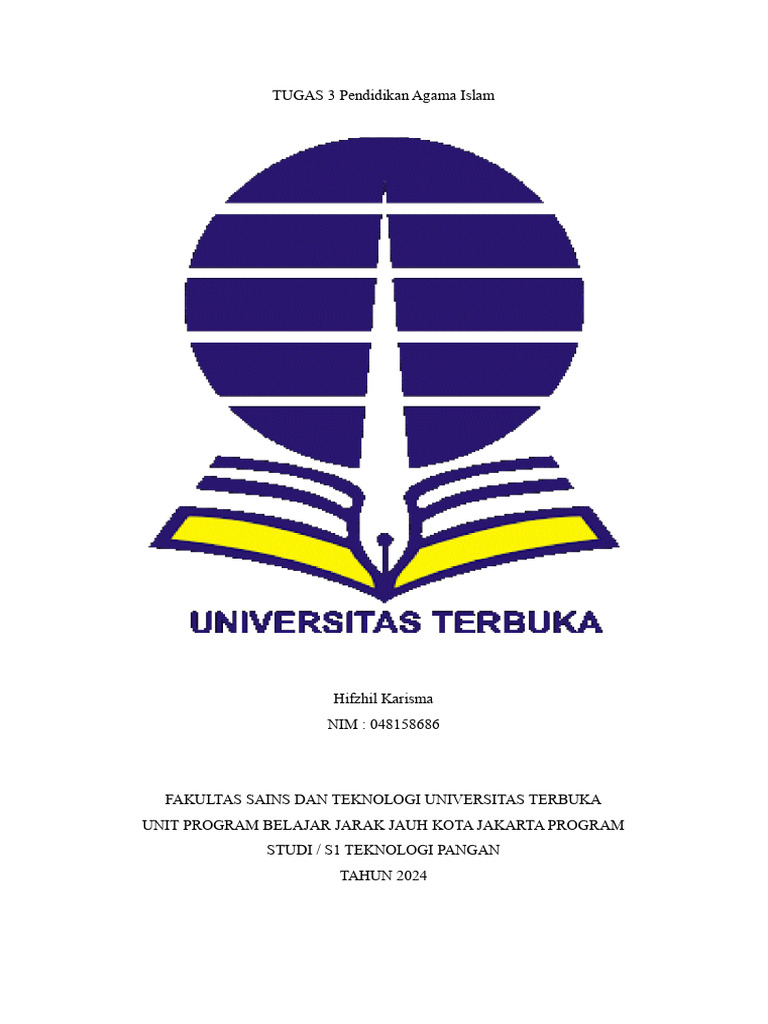Tugas 3 Tuton PAI - Hifzhil Karisma | PDF