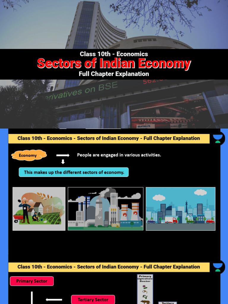 Class 10 Economics: Indian Economy | PDF | Employment | Economy Of India