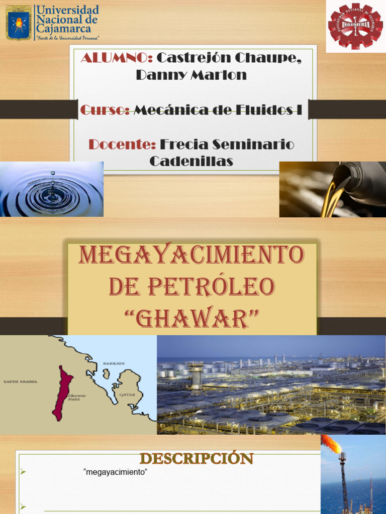El Megayacimiento de Petroleo Ghawar | PDF | Petróleo | Viscosidad