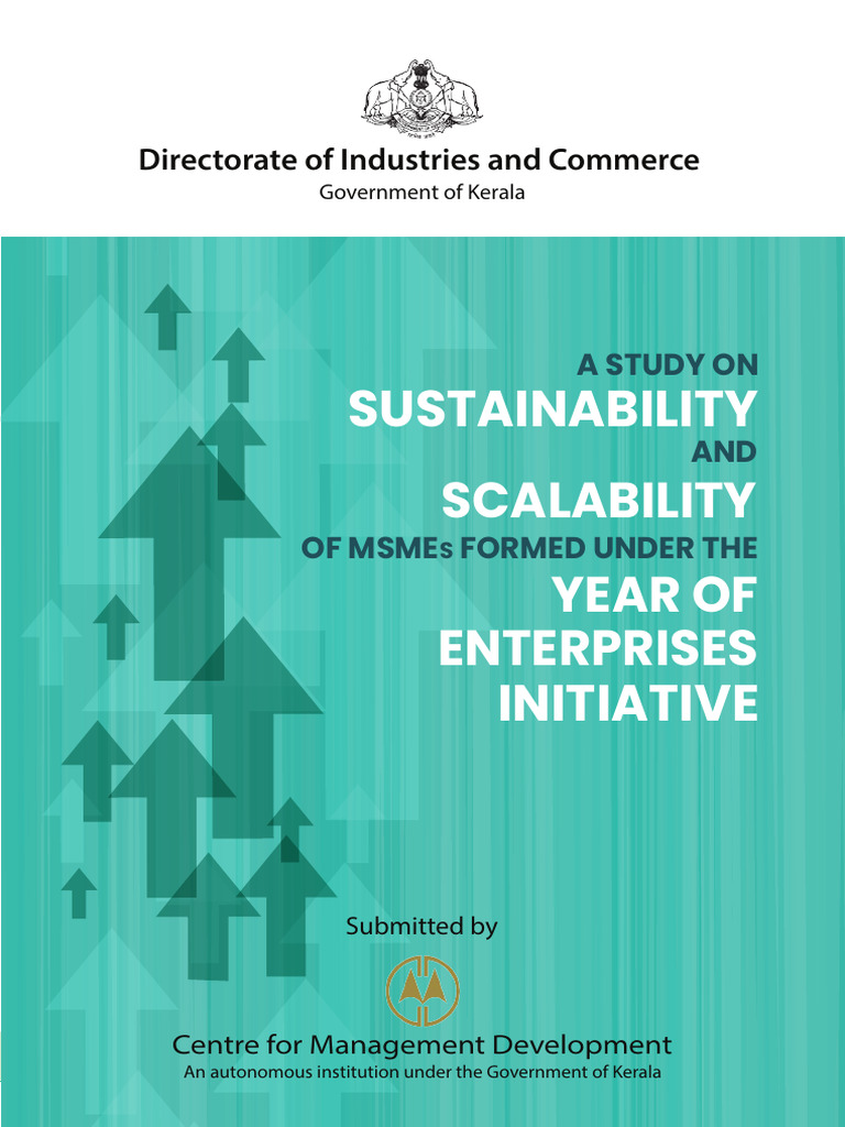 MSME Report Final Draft | PDF | Sustainability | Entrepreneurship