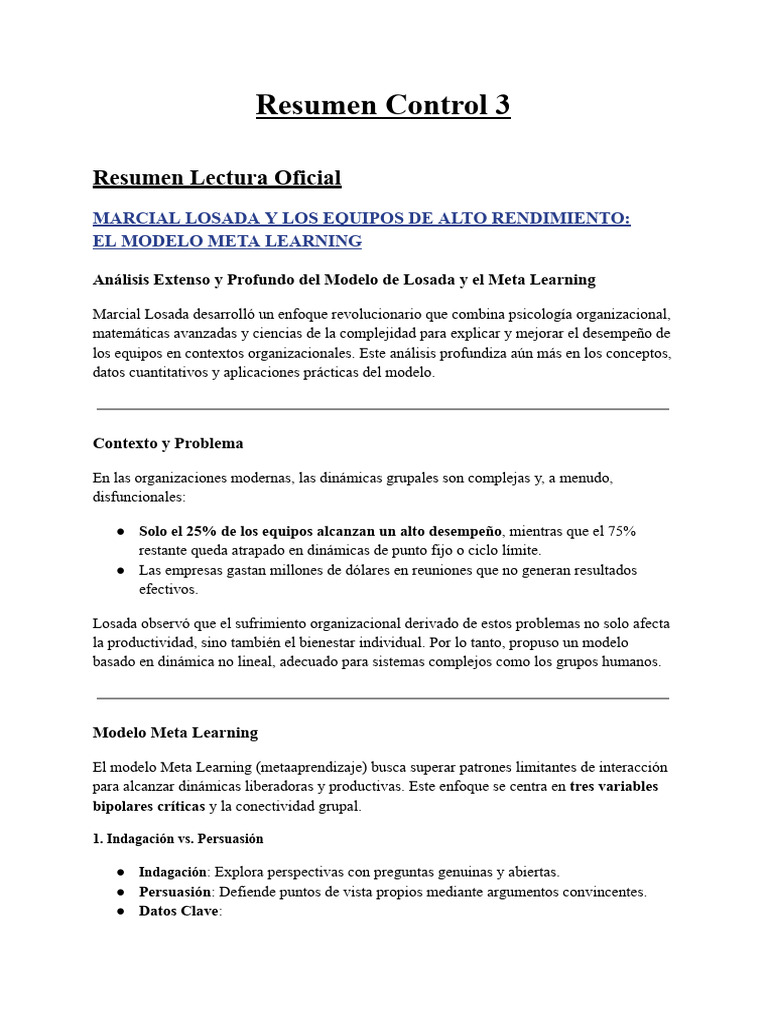 Resumen Control 2 | PDF | Liderazgo | Prejuicios