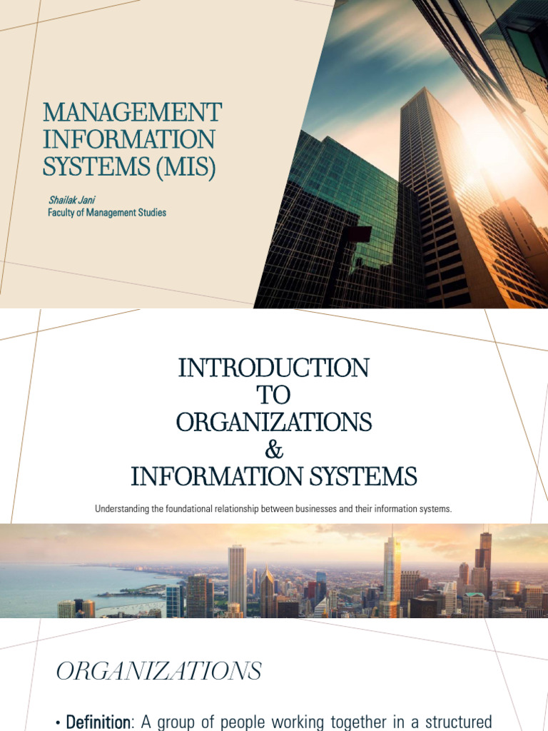 MIS module 1 (1) | PDF | Organizational Structure | Business Intelligence